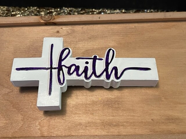 Handmade Gypsum Stone Religious Cross Faith - Etsy