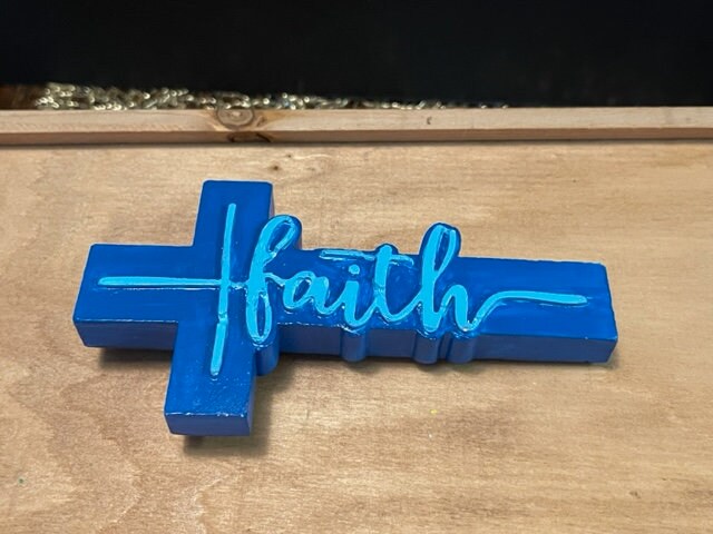 Handmade Gypsum Stone Religious Cross Faith - Etsy