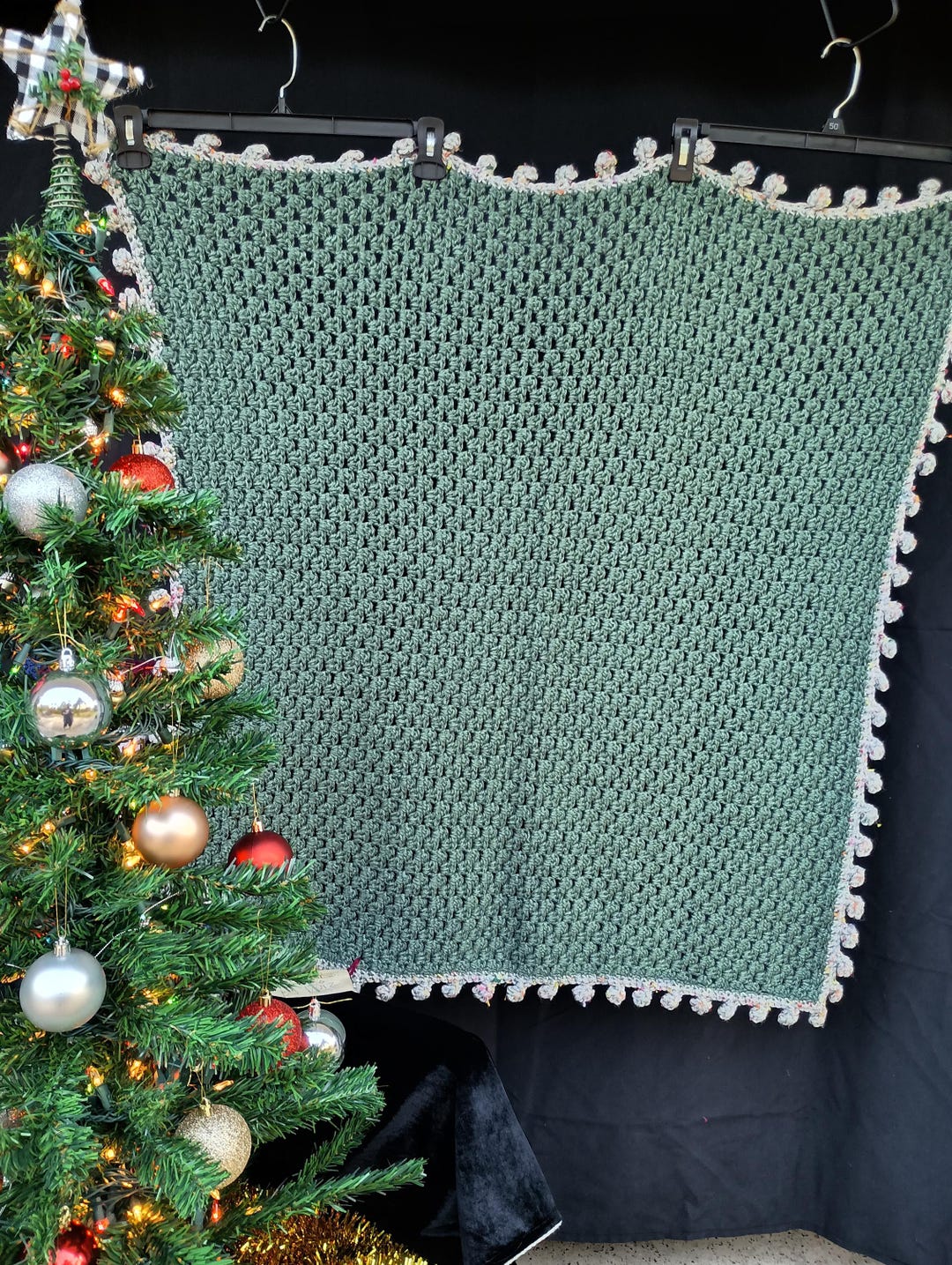 The Boots and Bayonets Crocheted Baby Blanket - Etsy