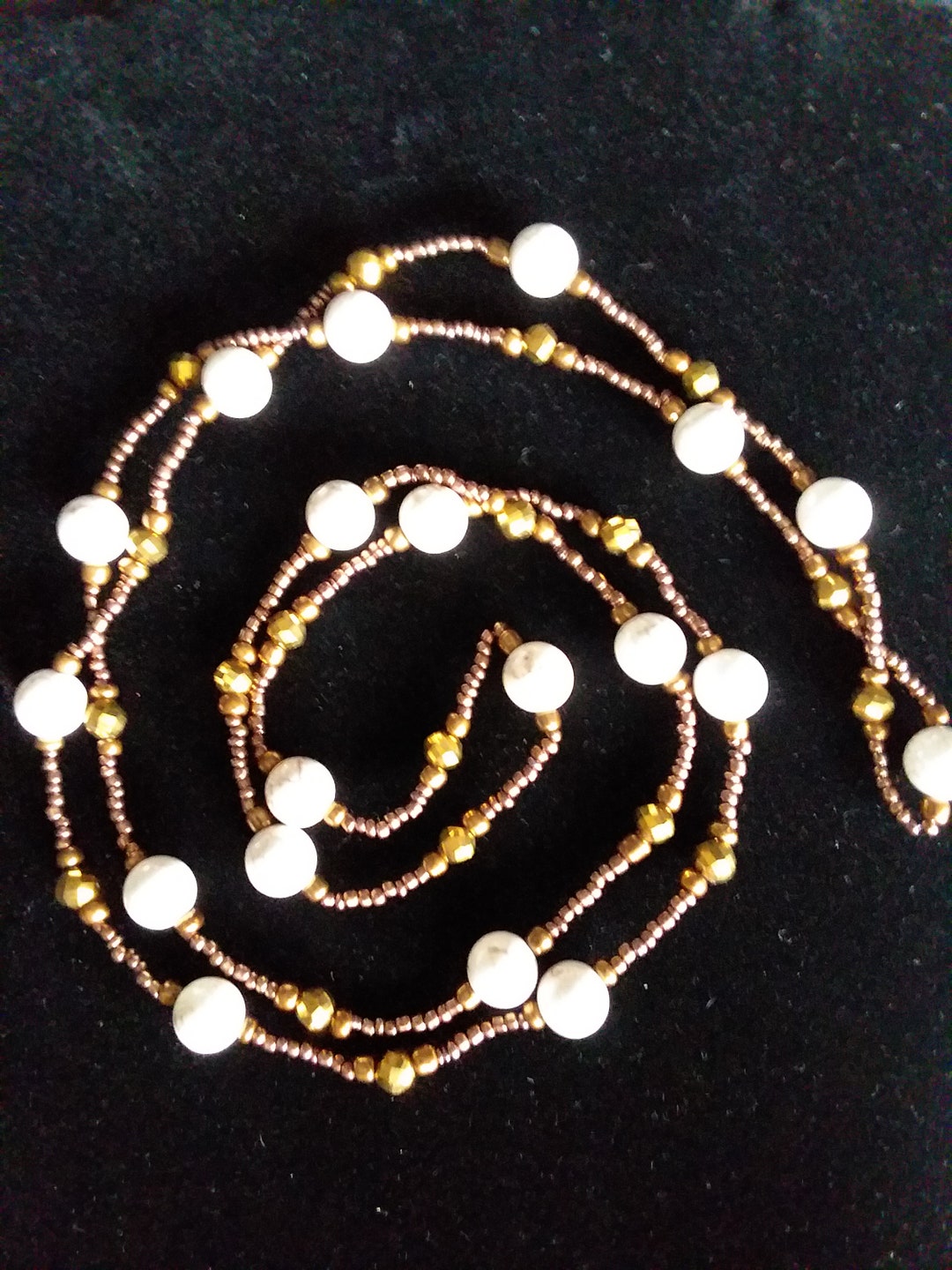 The Charlie Brown Beaded Infinity Necklace - Etsy