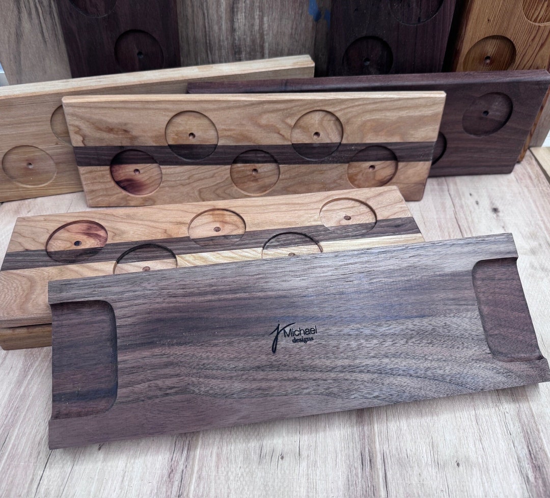 Solid Wood Flight Trays - Etsy