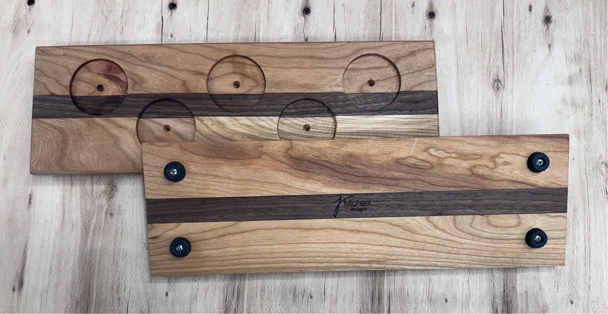 Solid Wood Flight Trays - Etsy