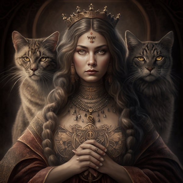 Cat Goddess - Etsy