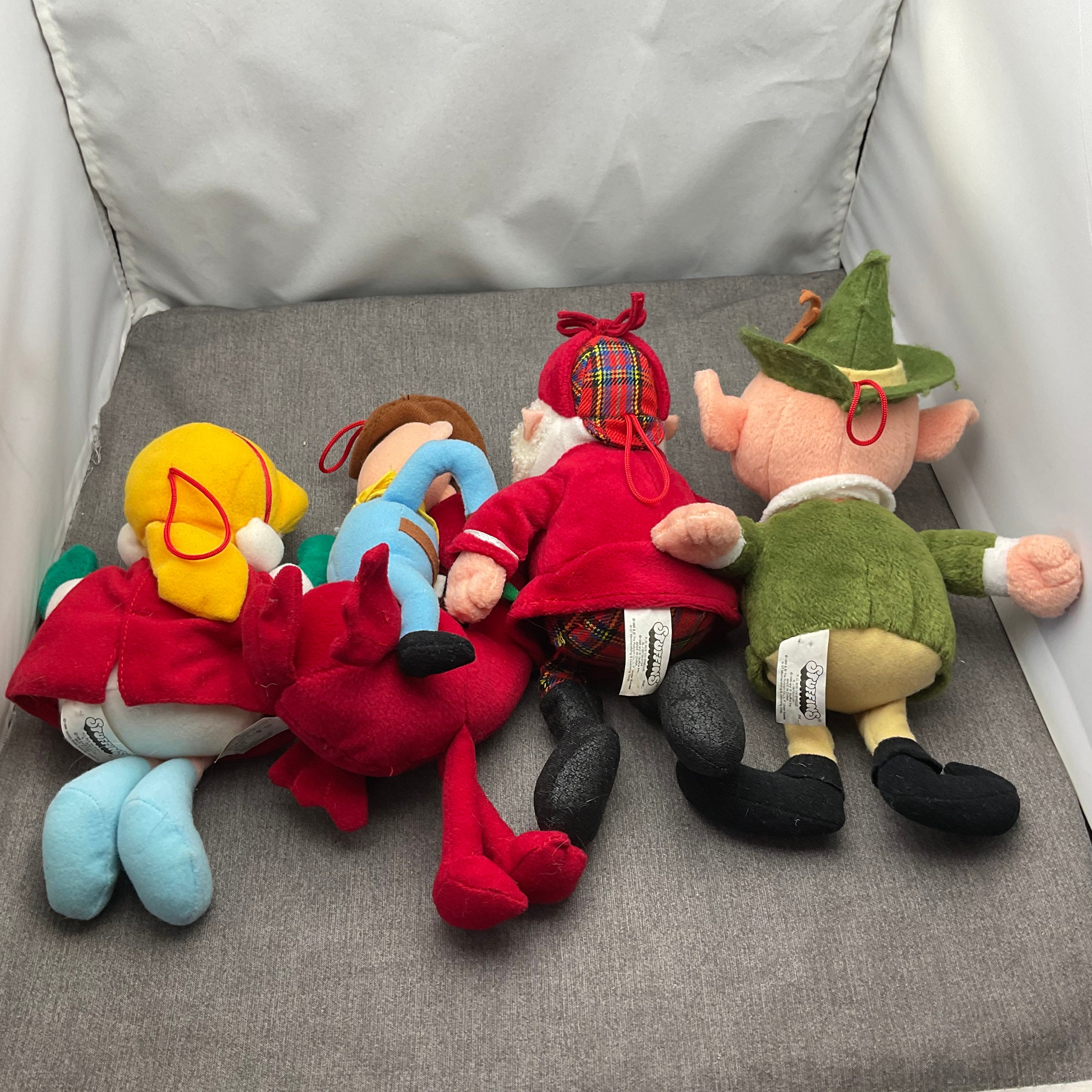 Misfit Island Rudolph CVS 1999 Stuffins Stuffed Plush Ornament Lot of 4 ...