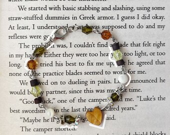 Black and White Beaded Fairy Core Grunge Bracelet - Etsy