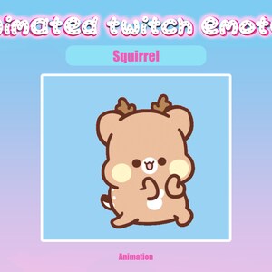 Animated Twitch Emote Squirrel for Twitch and Discord! Animated Emotes ...