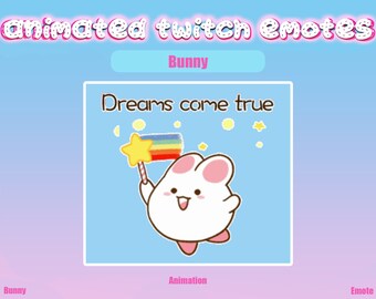 Animated Twitch Emote Bunny Workout for Twitch and Discord Animated ...