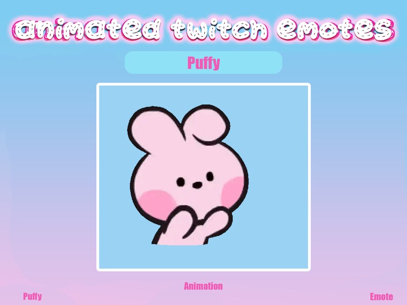 Animated Twitch Emote Puffy for Twitch and Discord Animated Emotes for ...