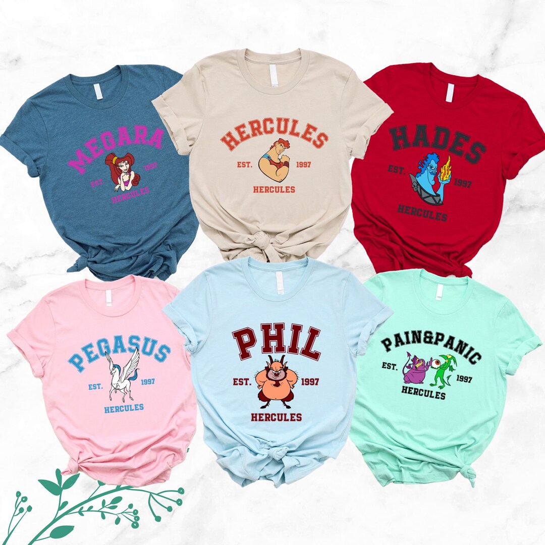 Hercules Matching Shirt, Disney Family Vacation Shirt, Disney Hercules ...
