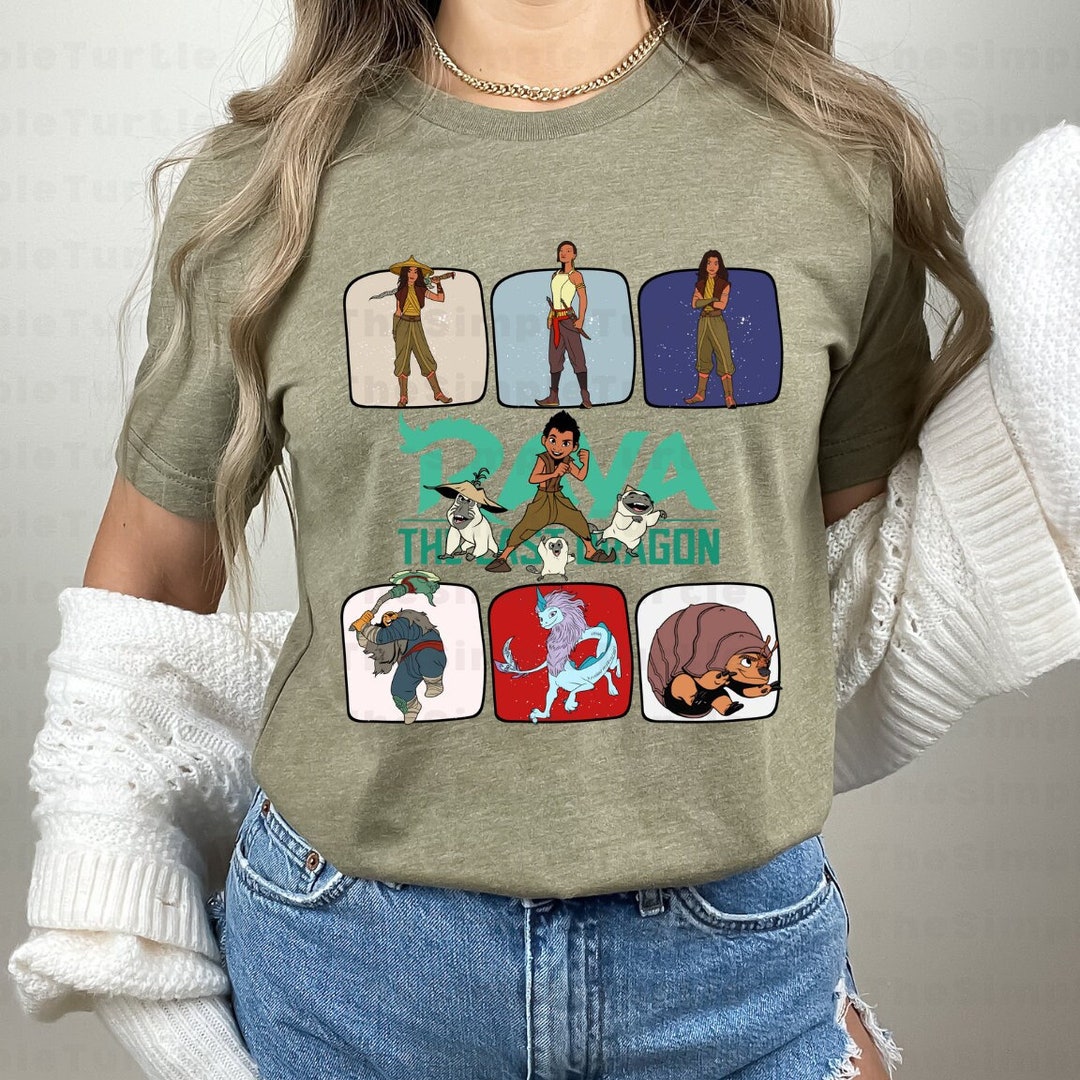 Disney's Raya and the Last Dragon Characters Shirt - Etsy