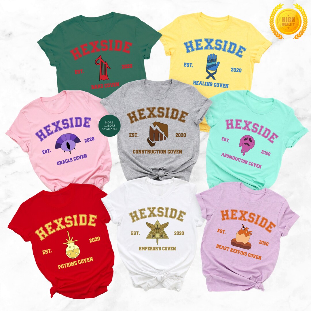 Disney the Owl House Matching Shirt, Hexside School of Magic Healing ...