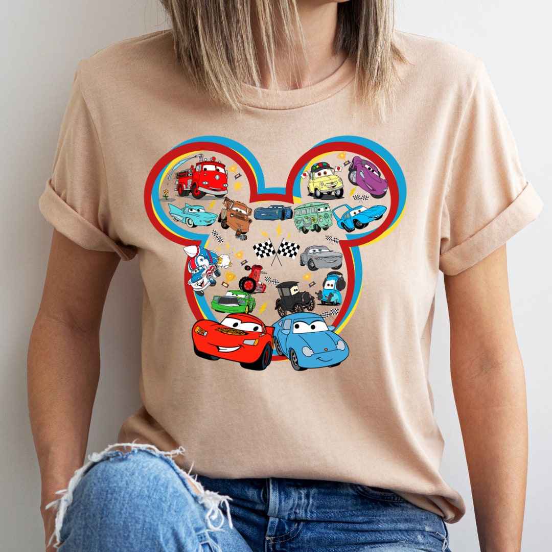 Disney Cars Shirt, Disney Mcqueen Sally Mater Shirt, Disney Friend Tee ...