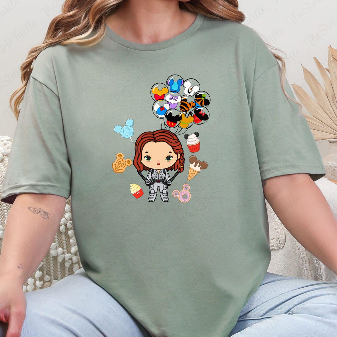 Black Widow Shirt, Natasha Romanoff Shirt, Disney Snacks Themed, Black ...