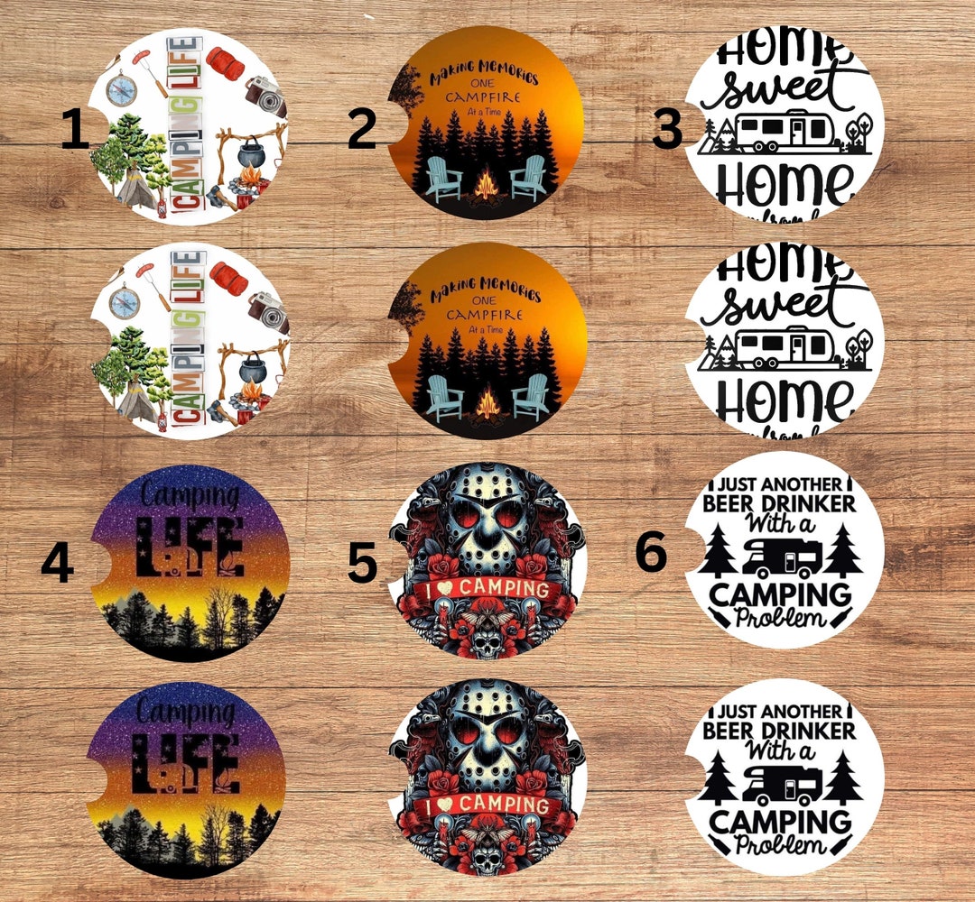 Camping Car Coaster Neoprene Thick Notch 2.56inchs X 5mm - Etsy