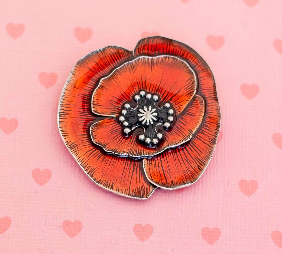 Vintage Pewter Peach Brooch by DANFORTH X8 - Etsy