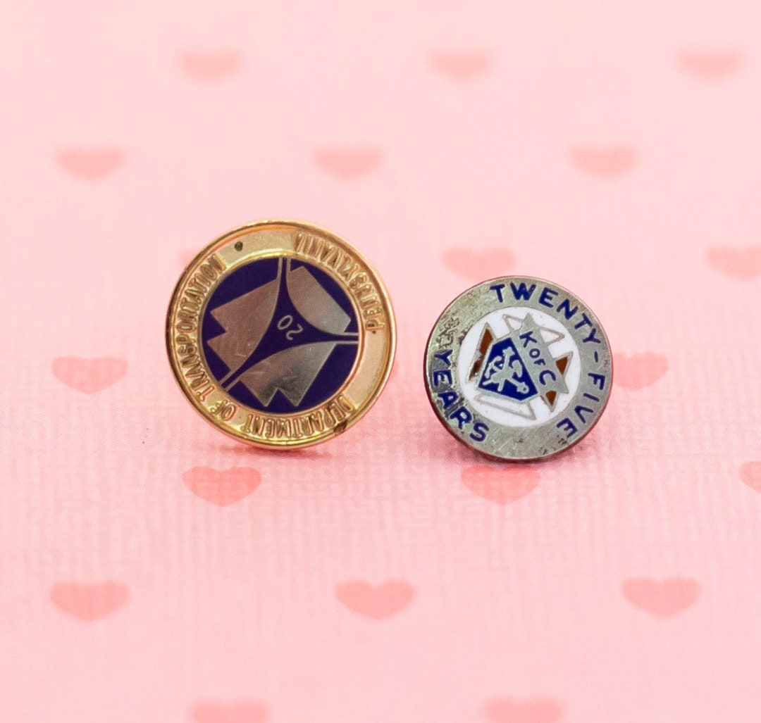 Vintage Prestigious Symbols Gold Tone & Silver Tone Pins X17 - Etsy