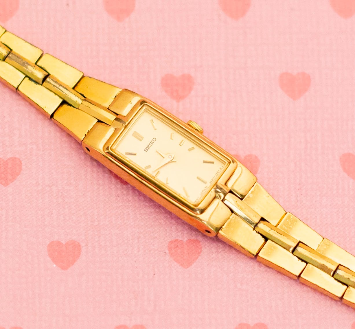 Square Gold Watch Vintage - Etsy