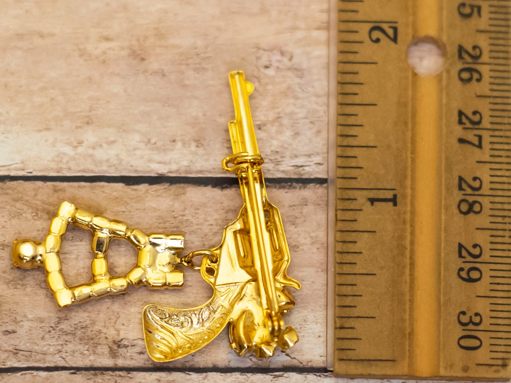 Vintage Decorative Revolver Gun Christmas Tree Rhinestones - Etsy