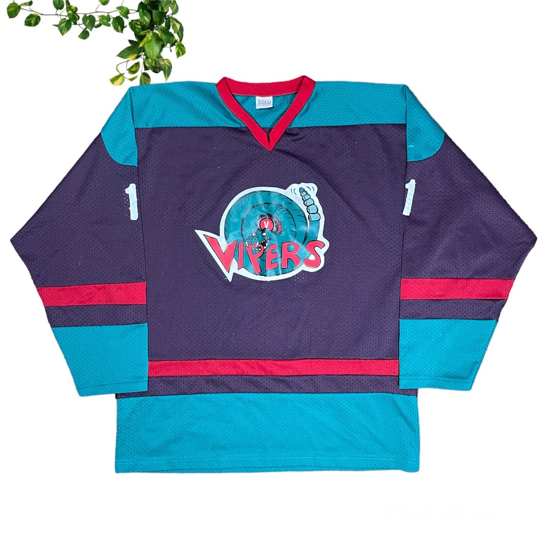 RARE Vintage 1990s Detroit Vipers Hockey 11 Jersey - Etsy