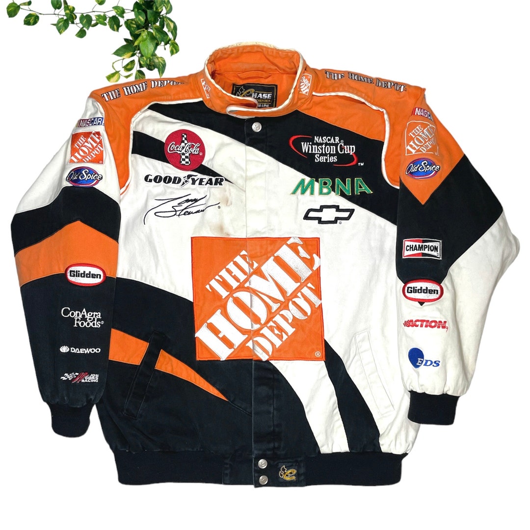 Vintage Rare Chase Authentics Tony Stewart Home Depot NASCAR XL Orange ...