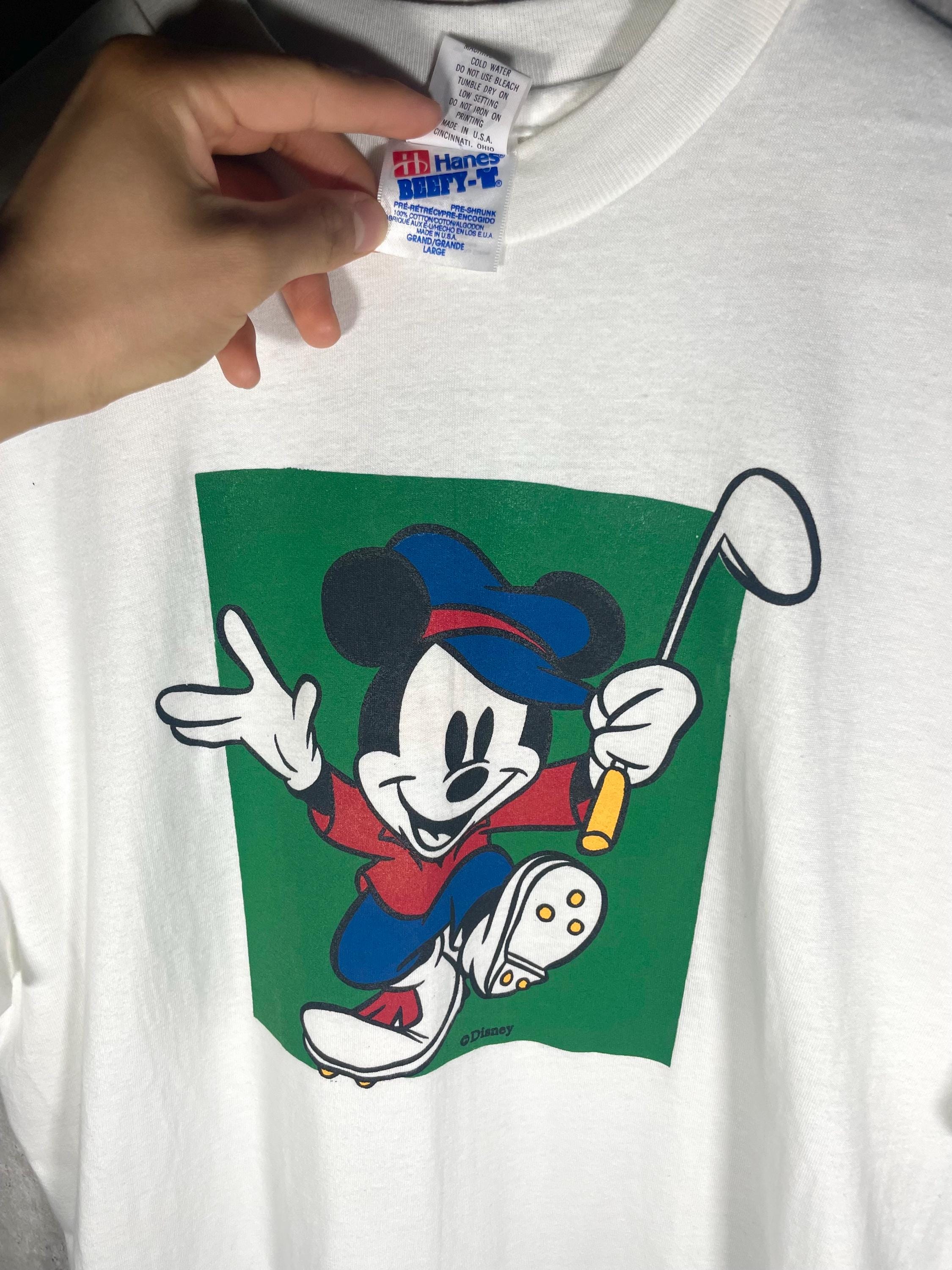 Vintage Rare 90s Mickey Mouse Golf Club Cartoon Disney Tee Shirt - Etsy
