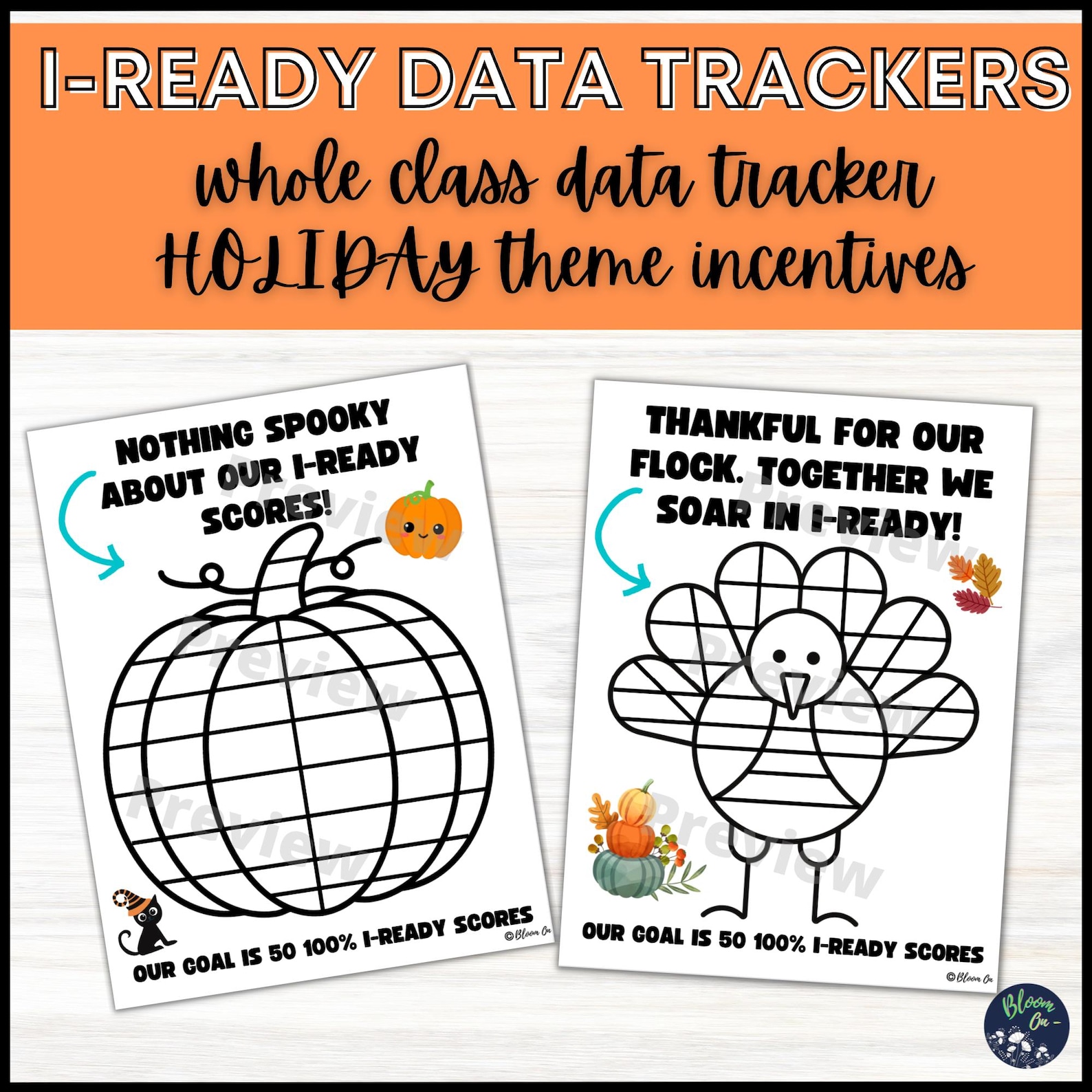 I-ready Data Tracker Holiday Incentives Chart Bundle | Iready Anchor ...
