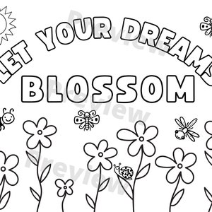 Here Comes Summer Coloring Pages, End of School Year Printable for Kids ...