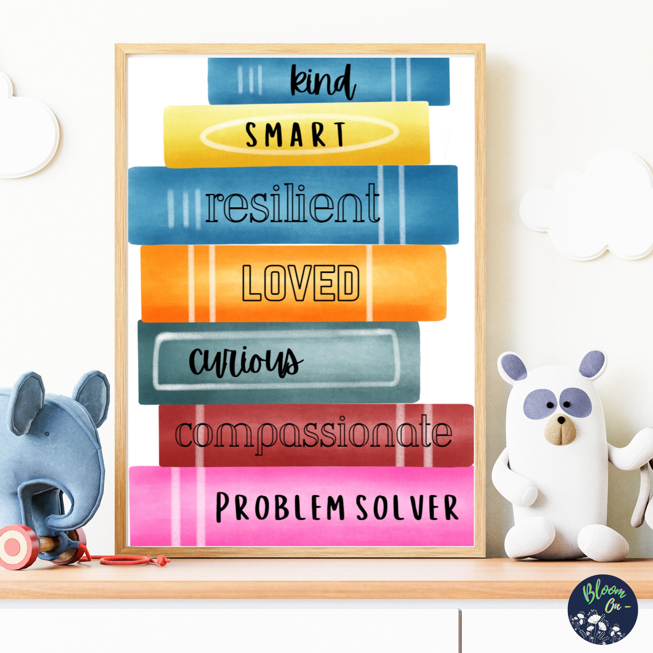 Book Affirmations PRINTABLE Poster, Classroom Decor, Affirmation Wall ...