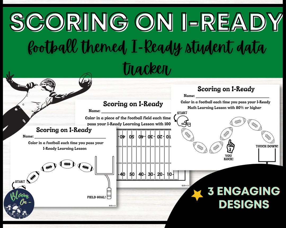 I-ready Student Data Tracker | Football Theme | I-ready Student ...