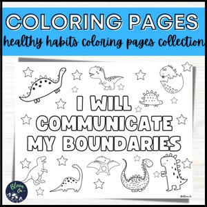 Healthy Habits, Coloring Pages, PRINTABLE Coloring for Kids, Health and ...