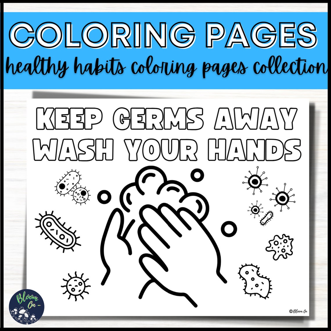 Healthy Habits, Coloring Pages, PRINTABLE Coloring for Kids, Health and ...