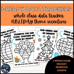 I-ready Data Tracker Holiday Incentives Chart Bundle | Iready Anchor ...