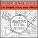 Digital Download, I Am Thankful for Coloring Pages, Gratitude ...