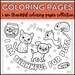 Digital Download, I Am Thankful for Coloring Pages, Gratitude ...