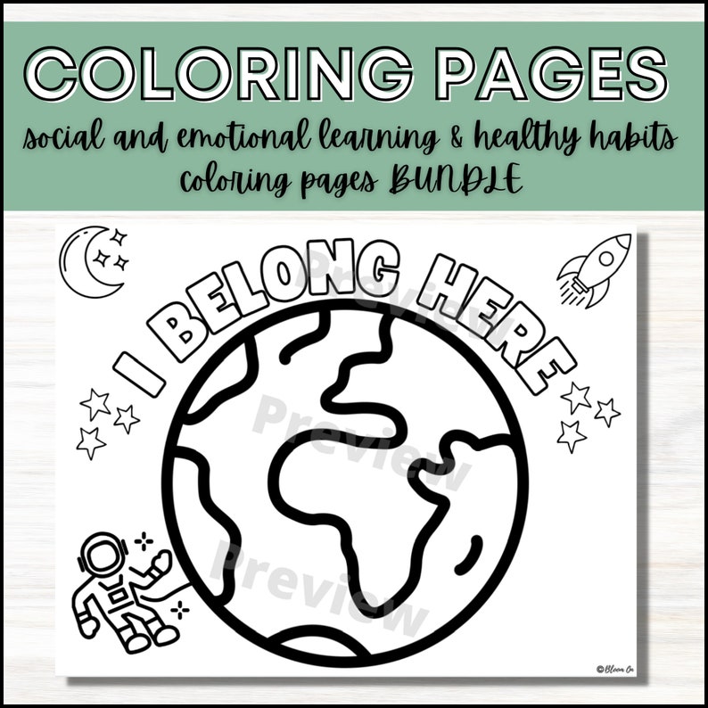 Social and Emotional, Digital Download, Positive Self Talk & Healthy ...