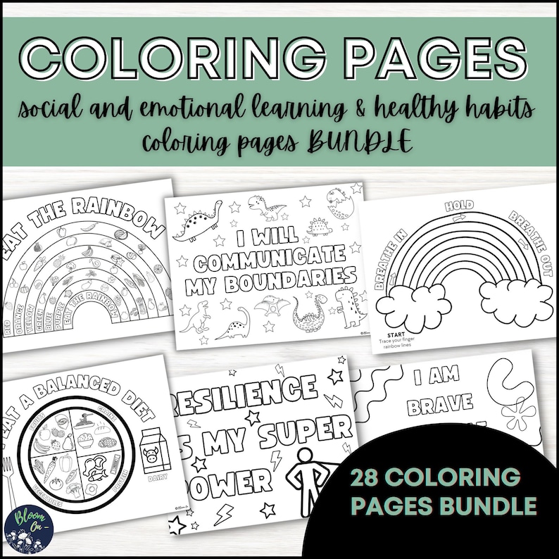 Social and Emotional, Digital Download, Positive Self Talk & Healthy ...