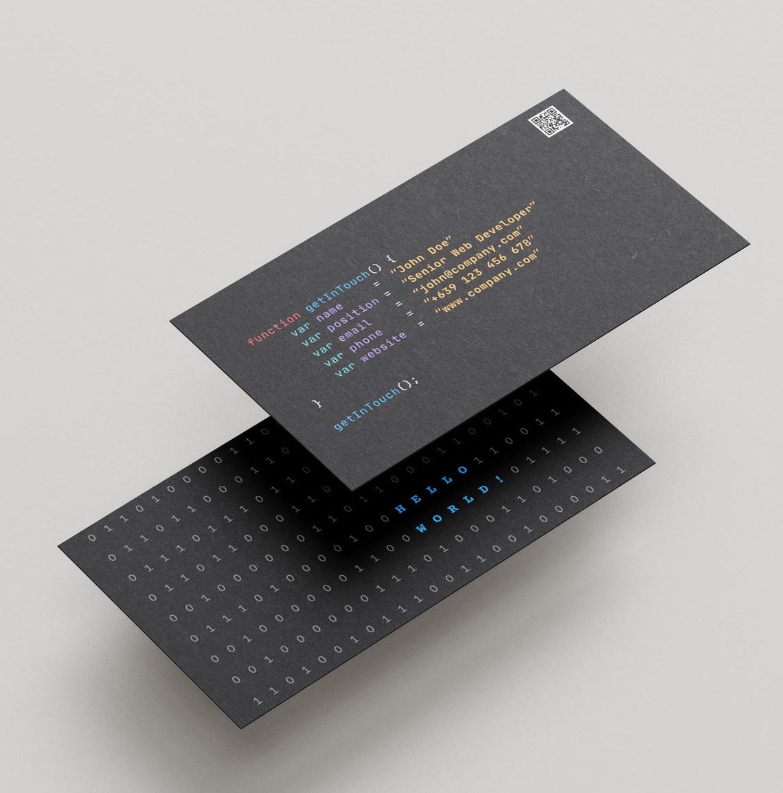 Programmer Developer Professional Business Card - Etsy