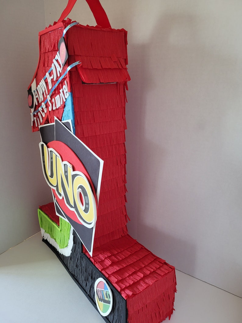 Number 1 Birthday UNO Piñata large - Etsy