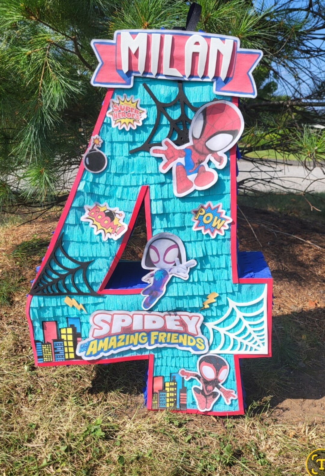 Spidey and the Amazing Friends Piñata - Etsy