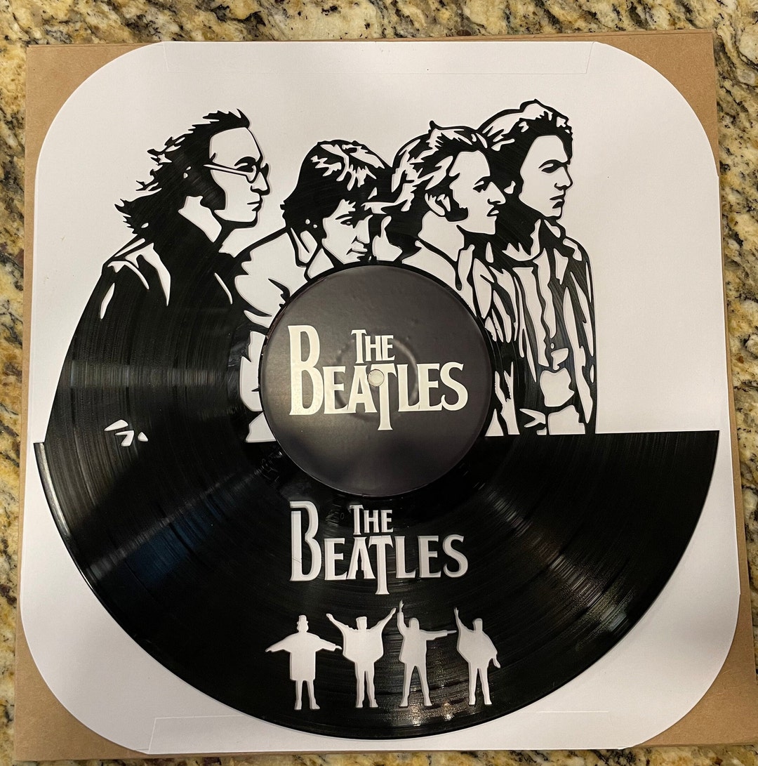 The Beatles Laser Cut Vinyl Record Custom Gift Birthday Christmas Art ...