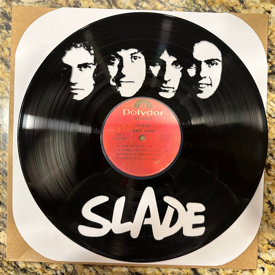 Slade Laser Cut Vinyl Record GNR Custom Gift Birthday Christmas Art - Etsy