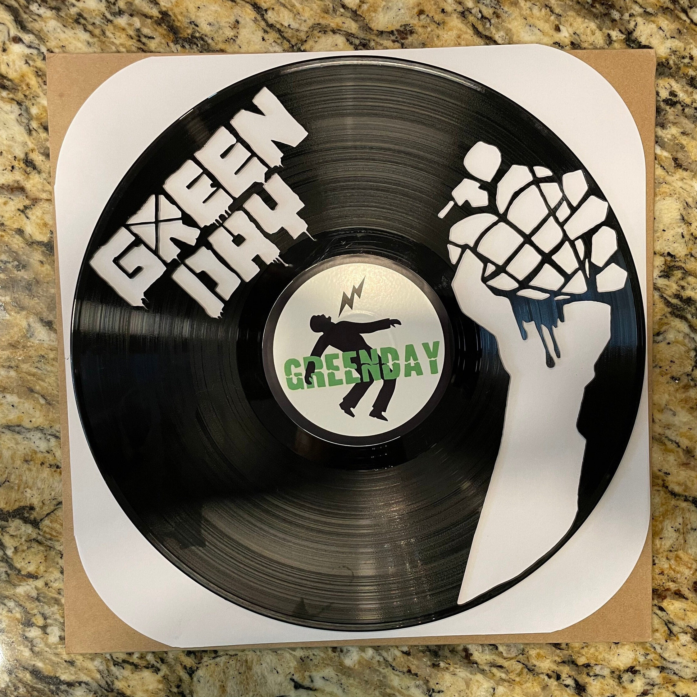 Green Day Laser Cut Vinyl Record Punk Custom Gift Birthday - Etsy