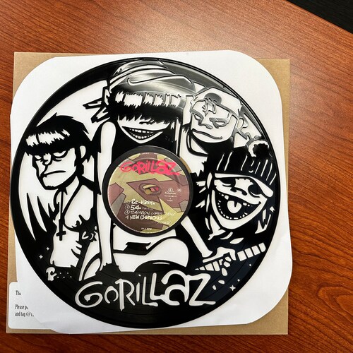 Gorillaz Laser Cut Vinyl Record Birthday Custom Gift - Etsy