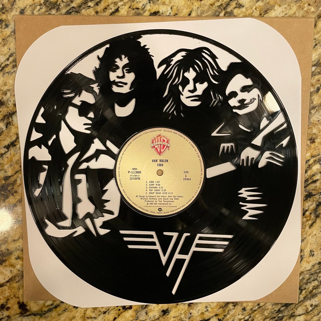 Van Halen Laser Cut Vinyl Record Custom Gift Birthday Christmas Art - Etsy