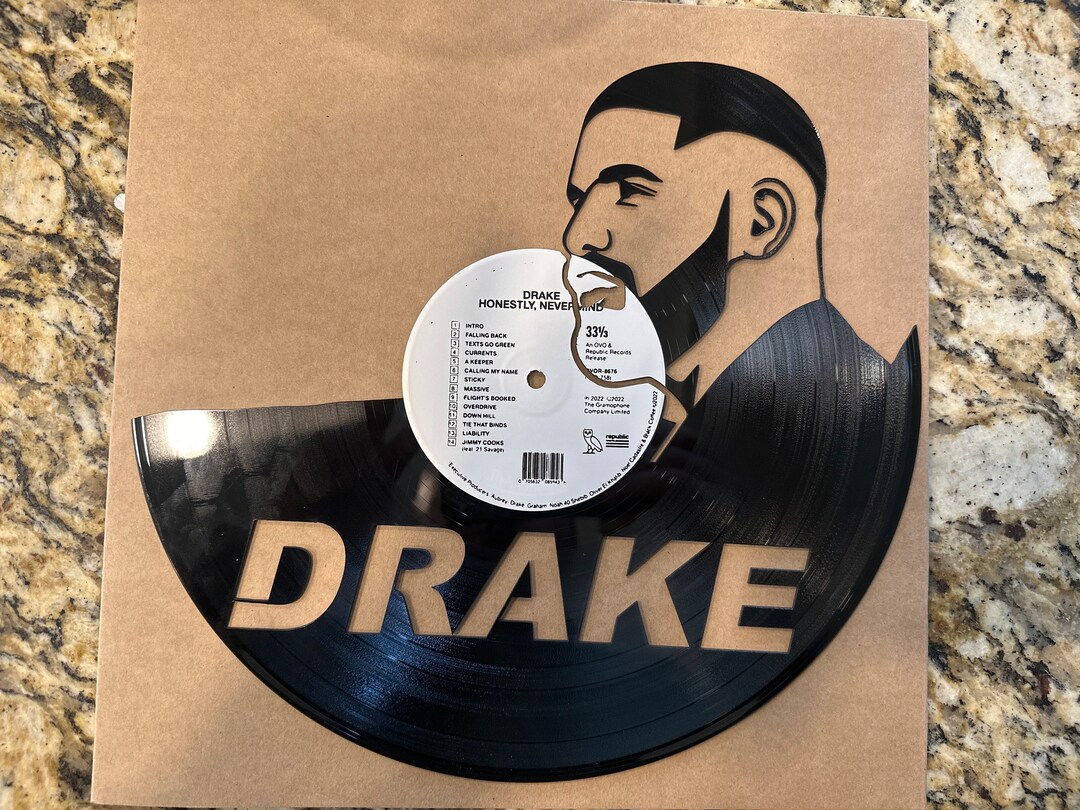 Drake Honestly Nevermind Laser Cut Vinyl Record Custom Gift - Etsy