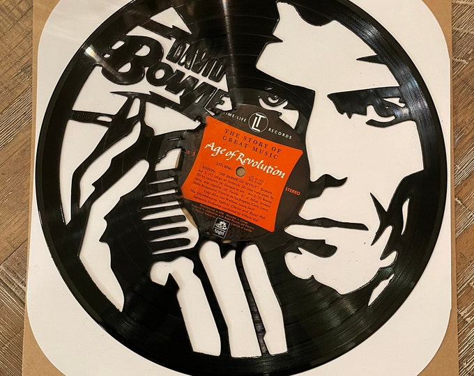 David Bowie Vinyl Record Art - Etsy