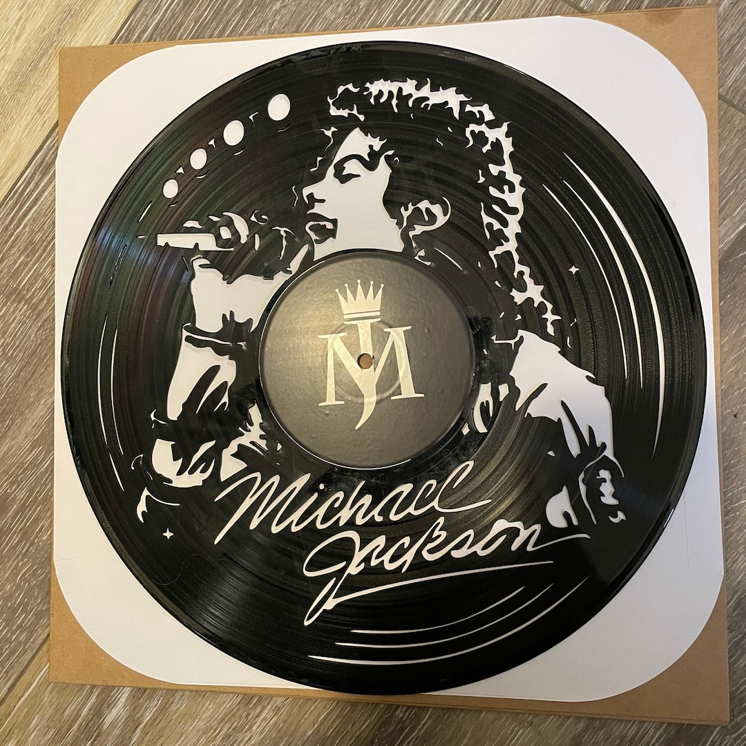 Michael Jackson Laser Cut Vinyl Record Prince of Pop Custom Gift ...