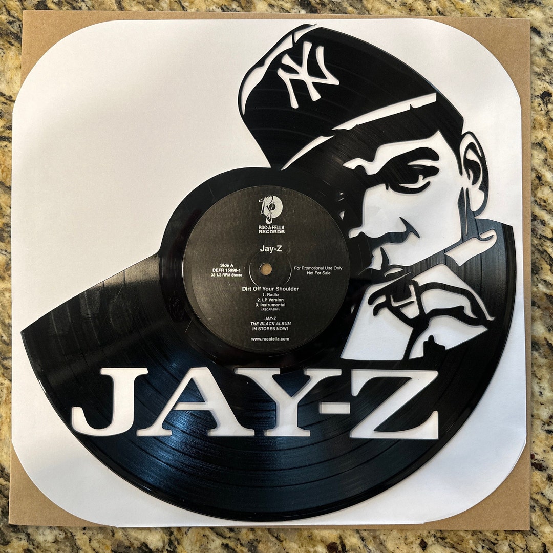 Jay-z Laser Cut Vinyl Record Custom Gift Birthday Christmas Jay Z Art ...