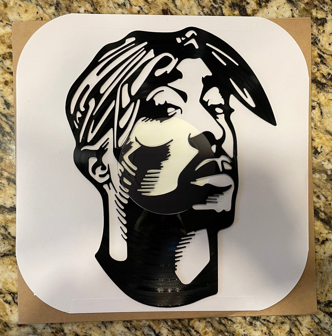 2pac Laser Cut Vinyl Record Custom Gift Birthday Christmas 2 Pac Art - Etsy