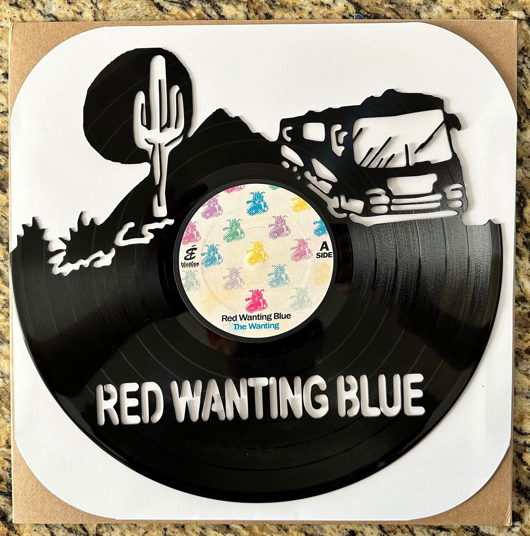 Red Wanting Blue RWB Laser Cut Vinyl Record Custom Gift Birthday ...
